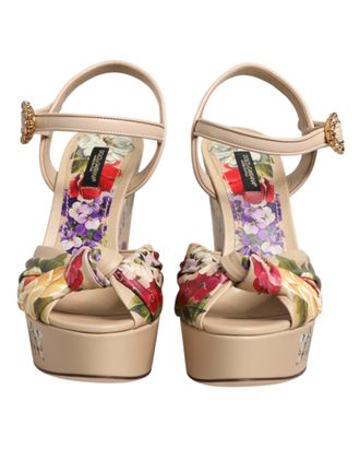 Dolce & Gabbana Platform Sandal - Beige