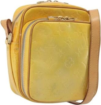 Louis Vuitton Pre-owned Toile sacs-louis-vuitton - Femme - Pre-owned - Jaune - Taille: ONE Size