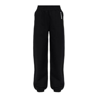 Jil Sander Sweatpants mit Print-Logo - - Trousers - Damen - Schwarzk - L