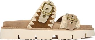 Mou Pantoletten Mou MU.SW461023A Beige