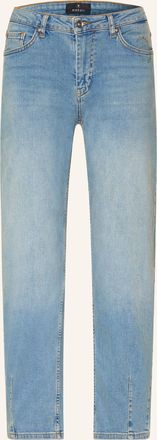 Monari Monari Barrel Jeans Mit Schmucksteinen blau