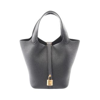 Herm&egrave;s Pre-owned Picotin Lock PM Taurillon Clemence Handtasche - - Pre-owned - Damen - Schwarzk - ONE SIZE