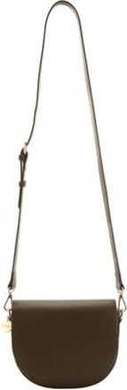 Seidenfelt Manufaktur sac à épaule bandoulière Nelma Saddle Bag Khaki Green taupe