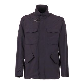 Fay Explorer Field Jacket - - Jackets - Herren - Blau - XL
