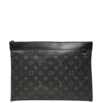 Louis Vuitton Pre-owned Pochette Discovery Monogram Eclipse Clutch - - Pre-owned - Herren - Schwarzk - ONE SIZE