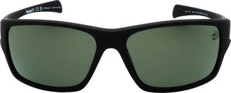 Timberland Polarisiert-Sonnenbrille f&uuml;r Herren, Matt (Schwarz/Gr&uuml;n)