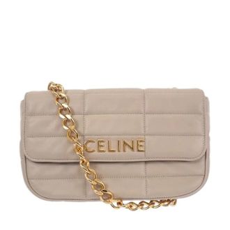 Celine Pre-owned Quilted Goatskin Shoulder Bag - - Pre-owned - Damen - Beige - ONE SIZE