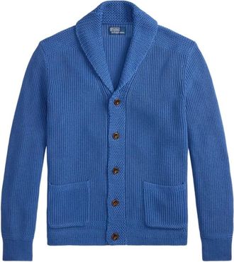 Polo Ralph Lauren Homme, Pulls, Bleu, Taille: S M OL Classics 12/16 Cardigan
