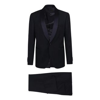 Lardini Blauer Smoking Anzug mit Schalkragen - - Suits - Herren - Blau - XL