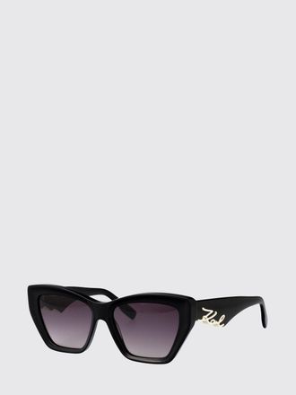 Karl Lagerfeld Lunettes de soleil ail de chat en ac&eacute;tate avec logo m&eacute;tallique