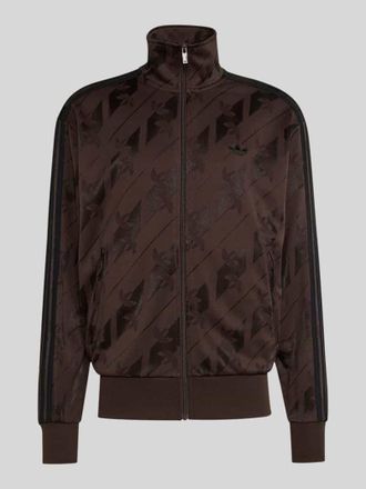 adidas Originals Relaxed Fit Sweatjacke mit Allover-Logo-Print Modell FIREBIRD