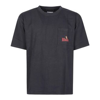 Rhude American Spirit Pocket T-Shirt - - Tops - Herren - Schwarzk - 2XL