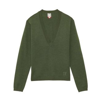 Ines De La Fressange Femme, Pulls, Vert, Taille: 36 FR Morgana Fine Knit Jumper