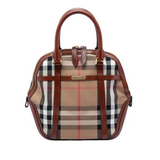 Burberry Sac &agrave; main Pre-owned Bridle Orchard en toile - Femme - Pre-owned - Brun - Taille: ONE Size