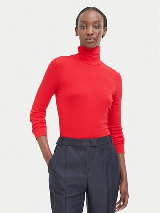 HUGO BOSS Rollkragenpullover C_Eliana 50548098 Rot Slim Fit