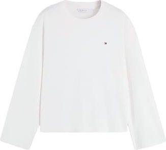 Tommy Hilfiger T-shirt manches longues droit col rond en coton
