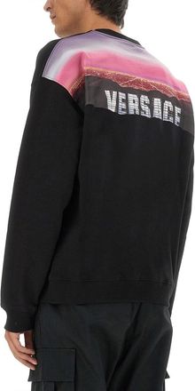 Versace Cotton Sweatshirt - Black