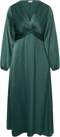 Kaffe Curve KCjamie Kleid - - Dresses - Damen - Gr&uuml;n - XL