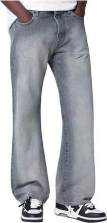Off-white Homme, Jeans, Gris, Taille: W34 Diag Slim Relaxed Jeans