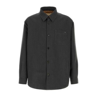 Valentino Garavani Veste V Detail - Homme - Vestes - Gris - Taille: XL