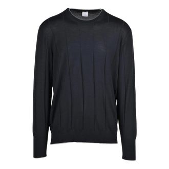 Eleventy Pullover mit Rundhalsausschnitt - - Knitwear - Herren - Blau - 2XL