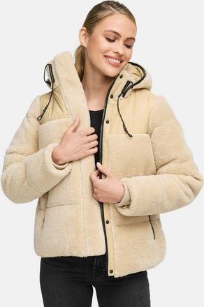 Marikoo Winterjacke Kaguraa warme Teddyfell Sherpa Jacke