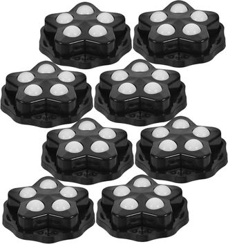 DOITOOL 8stücke Selbstklebende Lenkrollen Möbelräder Mit Schwenkfunktion Für Arbeitsplattengeräte Selbstklebende Universalräder Für Kaffeemaschinen Aufbewahru