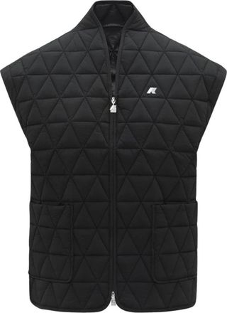 K-Way Femme, Vestes, Noir, Taille: 38 FR Saloire Diamond Quilted Warm Vest
