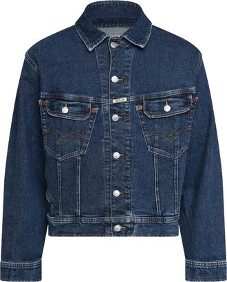 Replay Jeansjacke f&uuml;r Herren, Komfortabel (Blau)