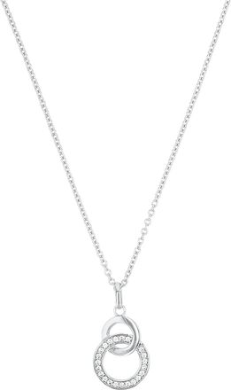 Tom Tailor Tom Tailor Kette mit Anhänger für Damen, Sterling Silber 925, mit Zirkonia, 42+3 cm, silber, Geschenkidee, Halsschmuck, Damenschmuck, 2100575