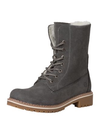 Tamaris Damen Stiefel Leder grau 37