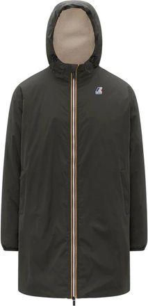 K-Way Eiffel Trenchcoat - - Jackets - Herren - Gr&uuml;n - 2XL