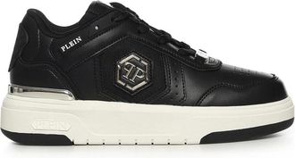 Philipp Plein Homme, Chaussures, Noir, Taille: 45 EU Low-Top Baskets Sk8R