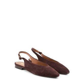 Bobbies Ballerines sling-back Anouk en cuir daim
