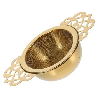 Cabilock Teefilter Edelstahl 304 Siebfilter Mit Doppeltem Griff F&uuml;r Losen Tee Und Kr&auml;uter Teeei Mit Trennwand Und Tasse Feinmaschig F&uuml;r Teeaufguss