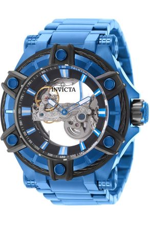 Invicta Bolt 50786 Herrenuhr - Automatisches Uhrwerk - Edelstahl mit schwarzem Zifferblatt - 52 mm