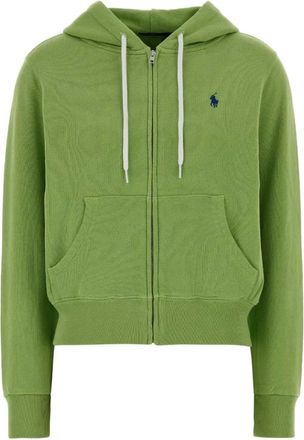 Polo Ralph Lauren Femme, Sweatshirts et sweats &agrave; capuche, Vert, Taille: 36 FR Cotton Blend SweaT-shirt