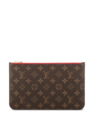 Louis Vuitton Clutch mit Monogramm - Braun
