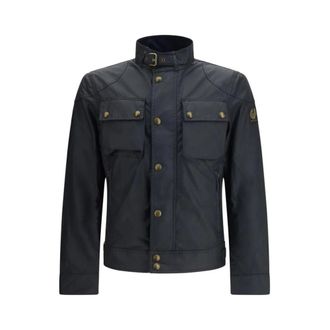 Belstaff Homme, Vestes, Bleu, Taille: S Cotton Tailored Trench Coat