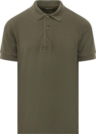 Tom Ford Homme, Tops, Vert, Taille: 2XL Piquet Polo