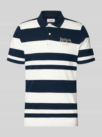 s.Oliver Red Label Regular Fit Poloshirt aus reiner Baumwolle