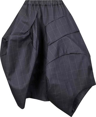 Comme Des Garçons Jupe Midi - Noir