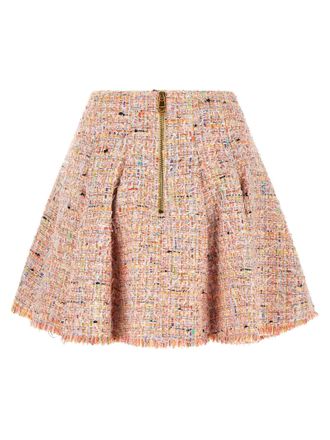 Balmain Skater Skirt - Pink