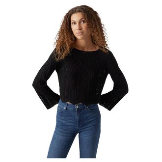 Vero Moda Damen Pullover 10289545 Black M