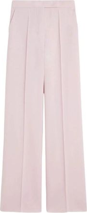 Max Mara Girone Wide Hosen - - Trousers - Damen - Rosa - S