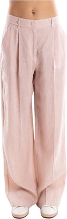 Marella Femme, Pantalons, Rose, Taille: 38 FR Wide Pantalons