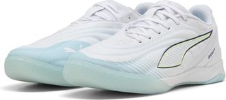 Puma Unisex-Fußballschuh Ibero V, Puma White Aqua Fizzy Light Sea Glass, 46.5 EU