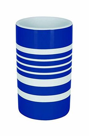 Spirella Tube Streifen Tumbler, Blau
