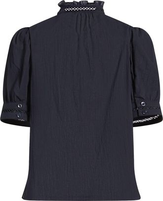 Frame Denim THE RUFFLE COLLAR TOP