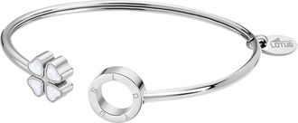 Lotus Armband für Damen aus Edelstahl in der Farbe Silber, Durchmesser 6,6 cm, LS2183-2/1